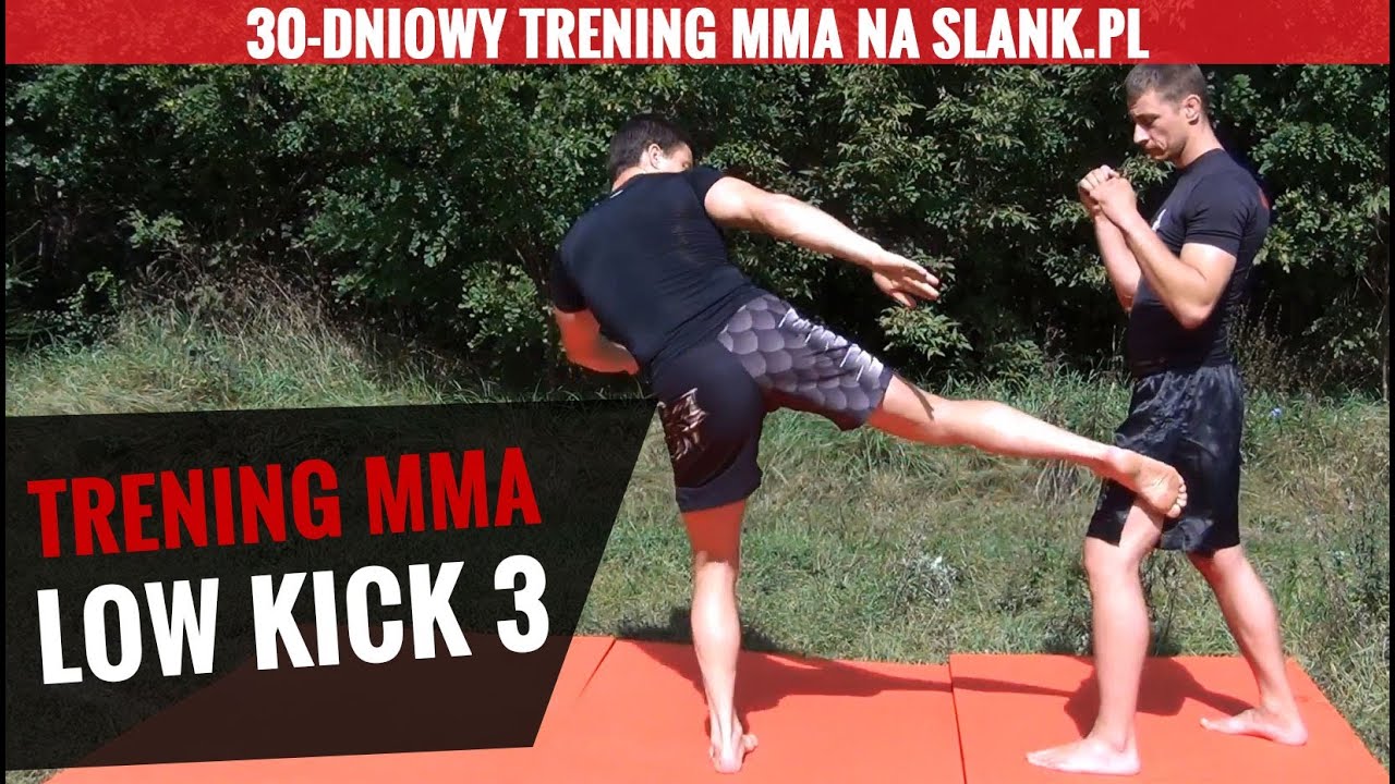 (3) Trening kopnięć MMA - low kick - YouTube