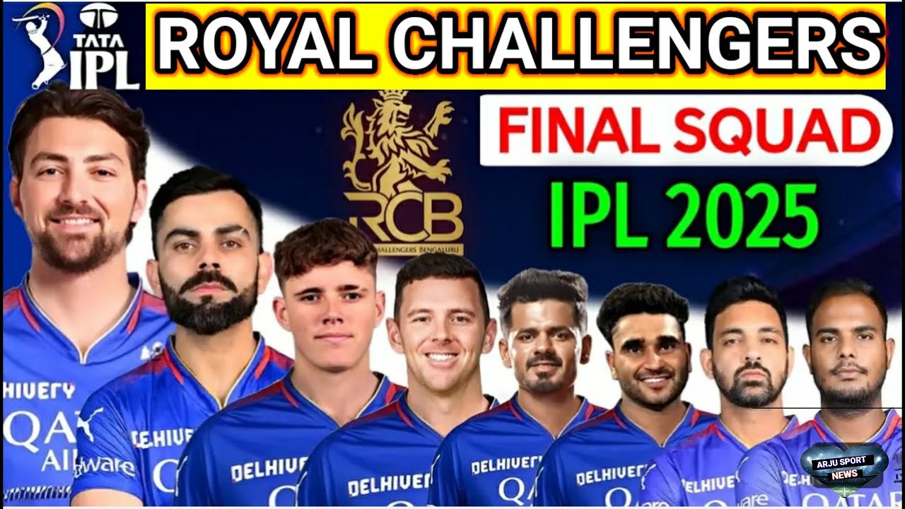 IPL 2025 - RCB SQUAD / ipl 2025 rcb team / ipl 2025 rcb team squad ...