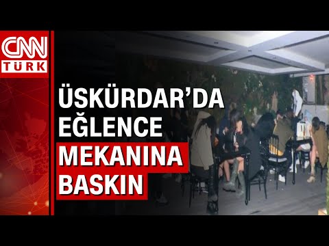 Üsküdar'da 500 kişilik partiye polis baskını