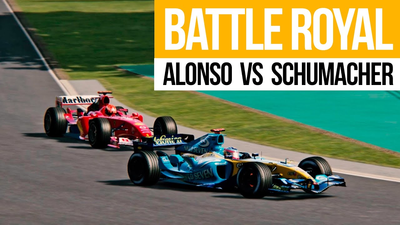 Battle Royal: Alonso vs Schumacher Grand Prix of San Marino 2005 with ...