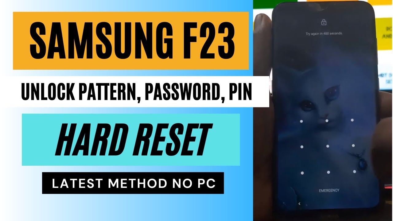 Samsung F23 5G Hard Reset 🔒🔑🔒 Recovery Mode 🔑🔒🔑 Pattern, Pin, Password ...