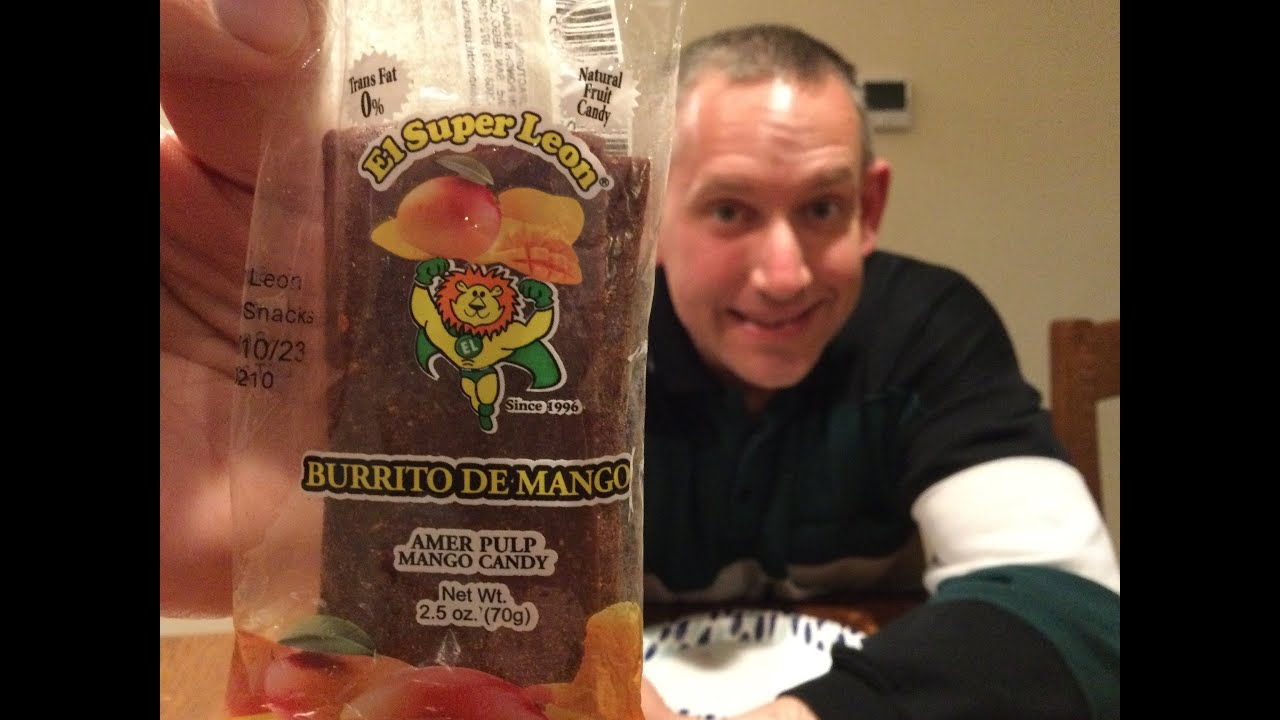 Watch Mr. Brad Worden's face get crazy with a Burrito De Mango from El Super Leon! - YouTube