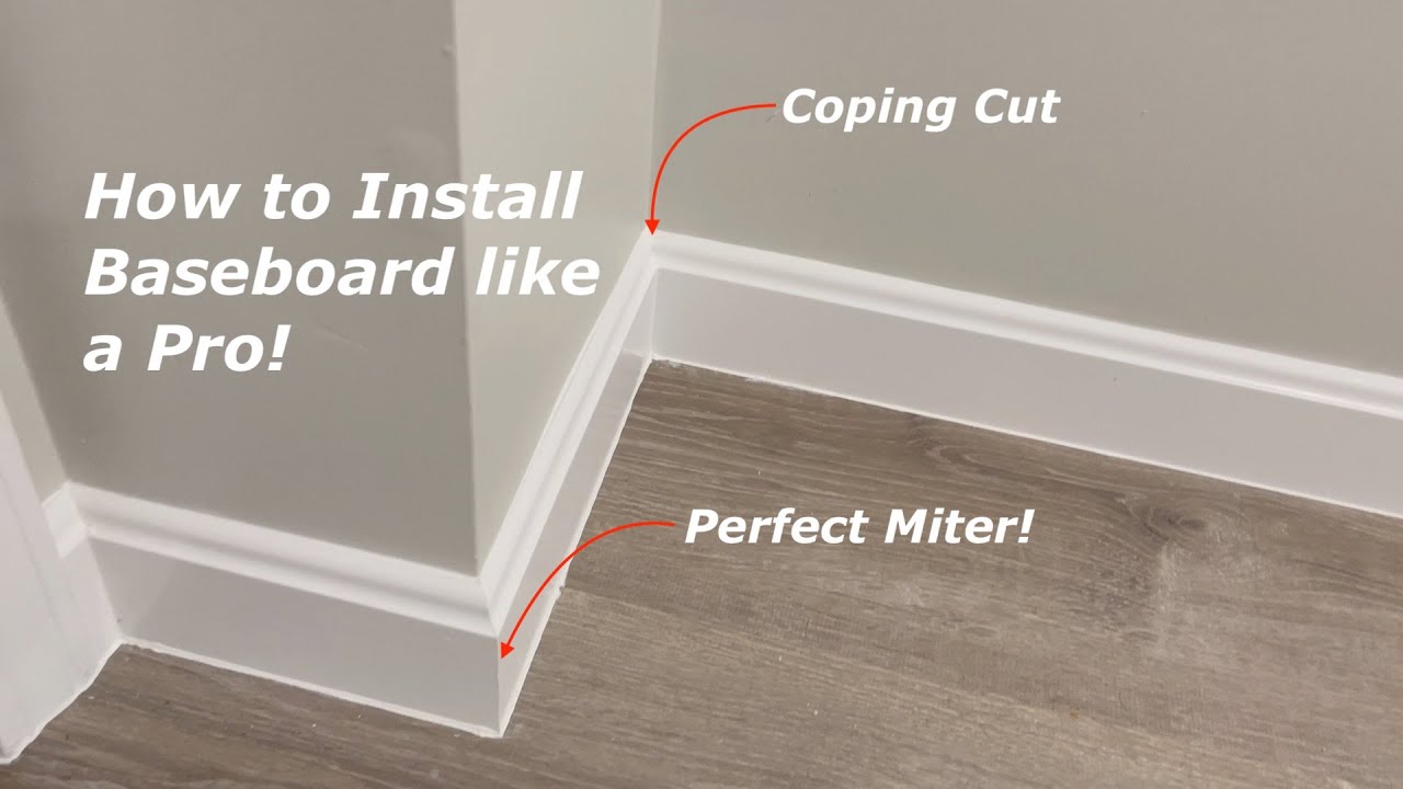 How To Install Baseboard Like A Pro Coping Baseboard DIY Tips And