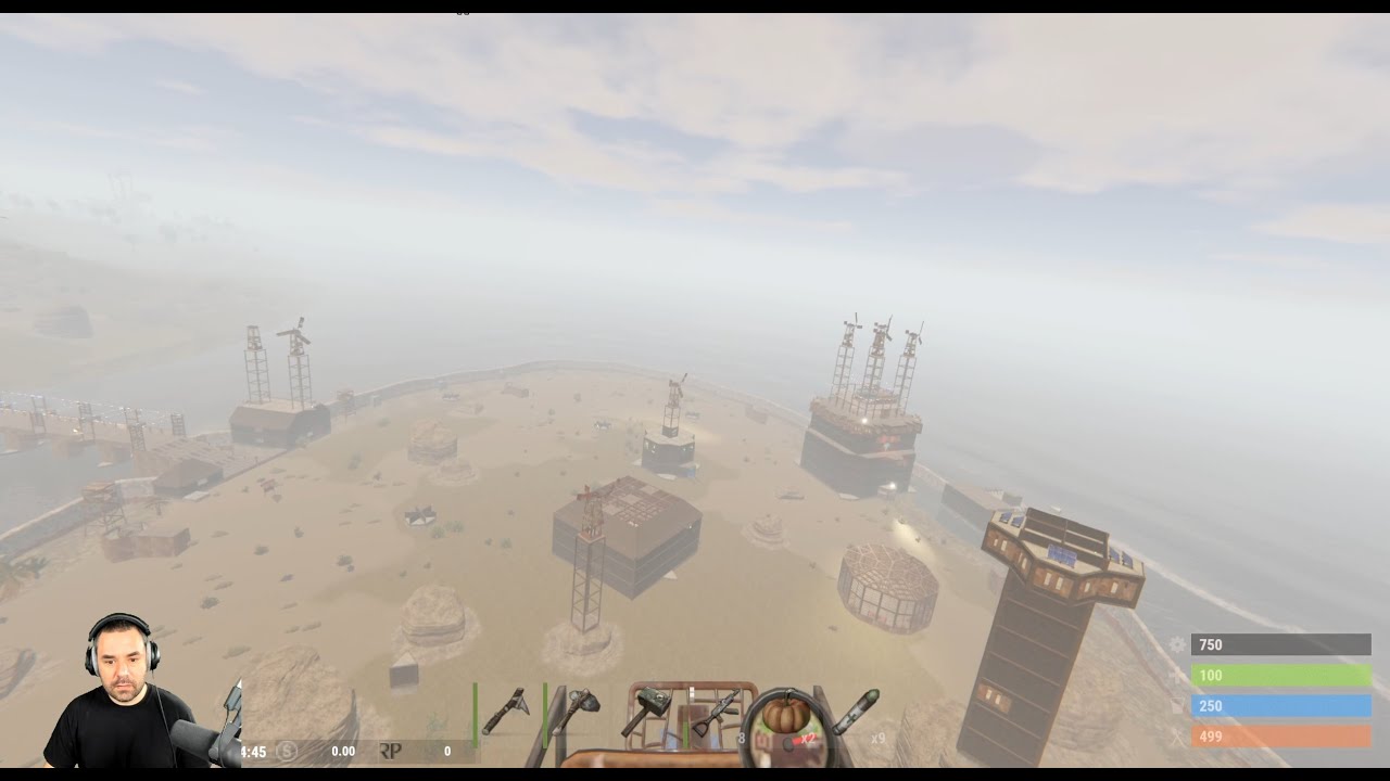 Rust Base Tour - Massive Rust Island Compound (6 grids) - YouTube