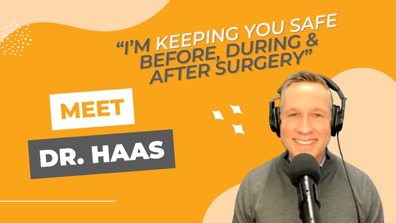 Meet The Team: Gerald Haas, MD - Anesthesiologist & Director of Medical ...