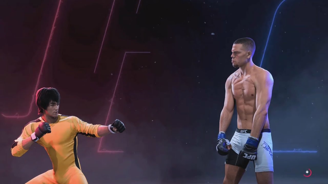 Bruce Lee vs Prime Nate Diaz - CPU vs CPU - UFC 5 - YouTube