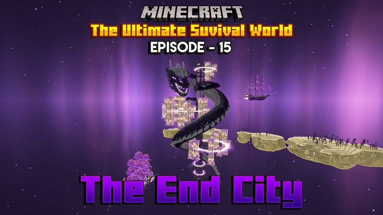 Let's Get Elytra - The End City | USW Series #15 | Minecraft In Telugu ...