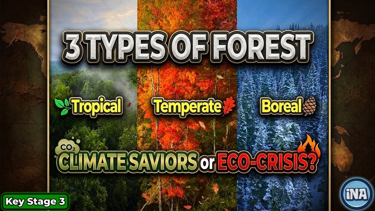 Forests of the World | Tropical, Temperate & Boreal | KS3 Geography ...