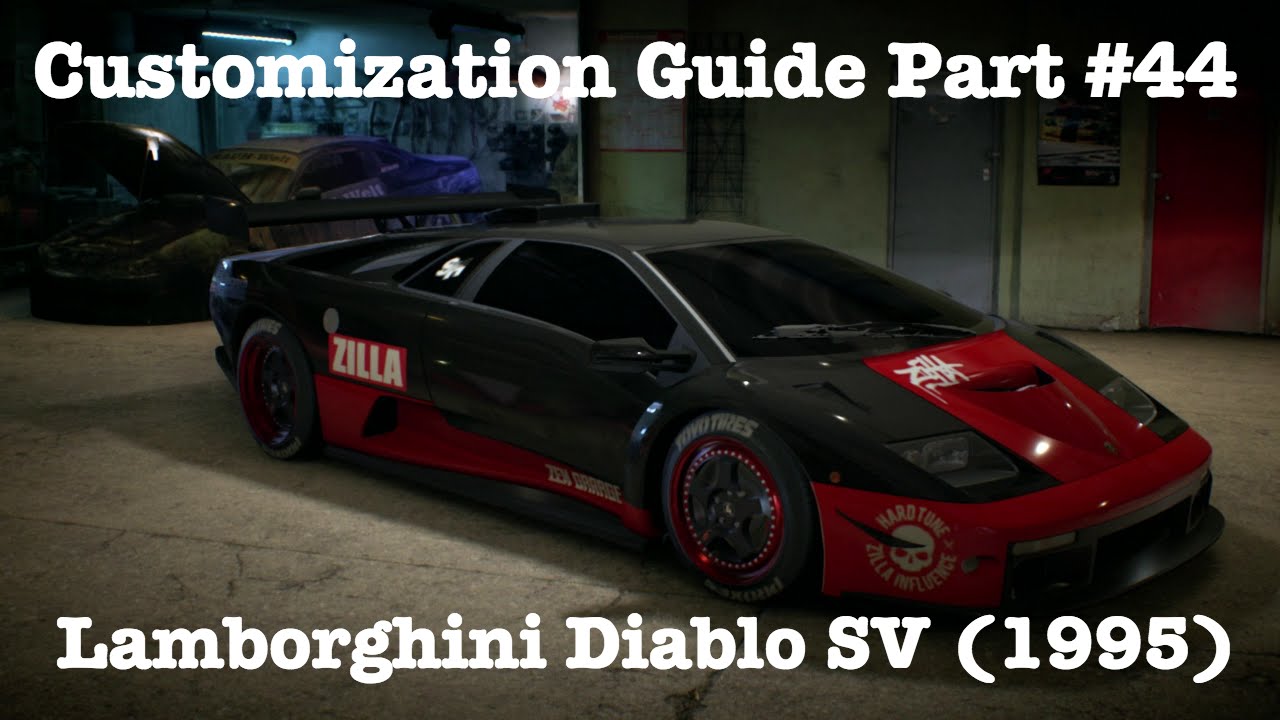 Need For Speed: Lamborghini Diablo SV (1995) - Customization Guide Part ...