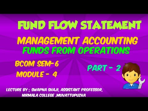 FUNDS FROM OPERATIONS, MANAGEMENT ACCOUNTING - YouTube