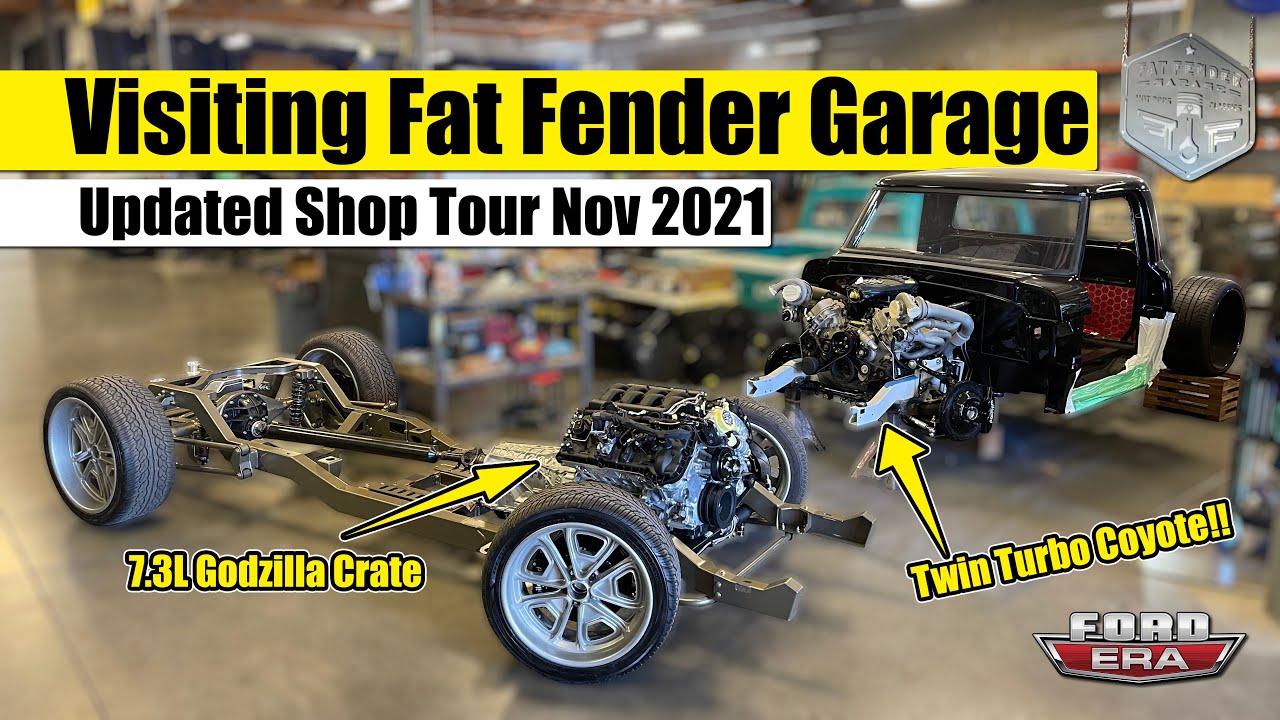 Visiting Fat Fender Garage - Shop Tour Nov 2021 | Ford Era - YouTube