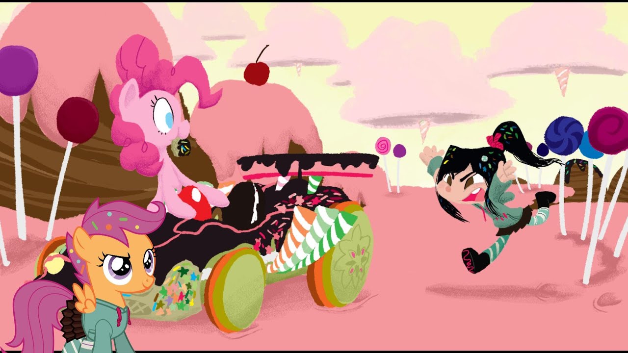 Ponies React To Wreck It Ralph Meets My Little Pony (Haysay) - YouTube