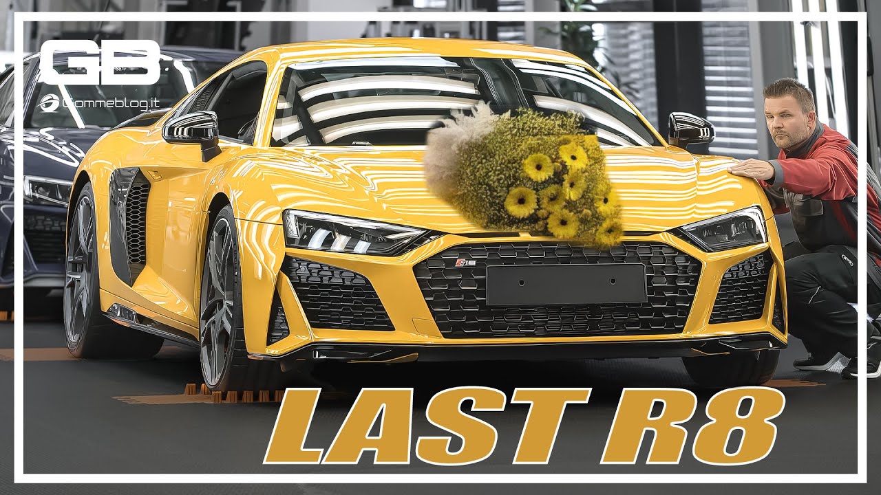 Audi R8 PRODUCTION (March 2024) LAST CAR PRODUCED 😥 - YouTube