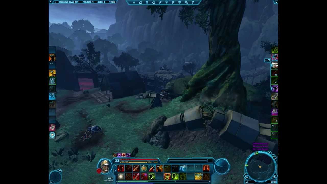 Star Wars The Old Republic Bug flying mount - invisible wall driving ...