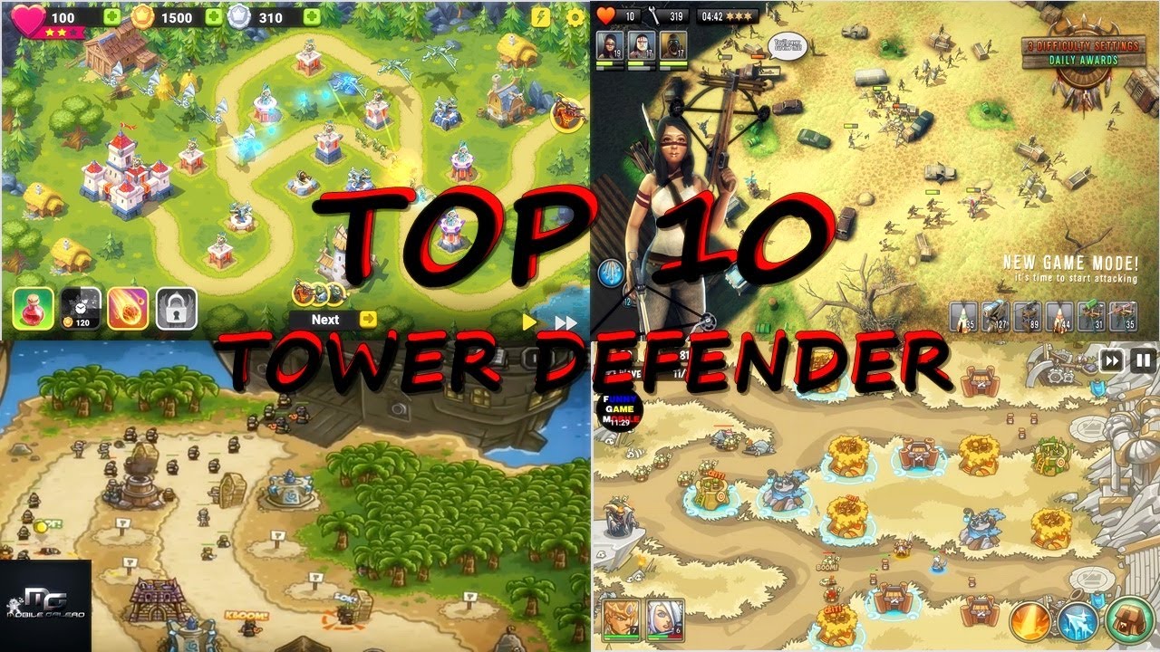 TOP 10 JOGOS TOWER DEFENDER PARA ANDROID - YouTube