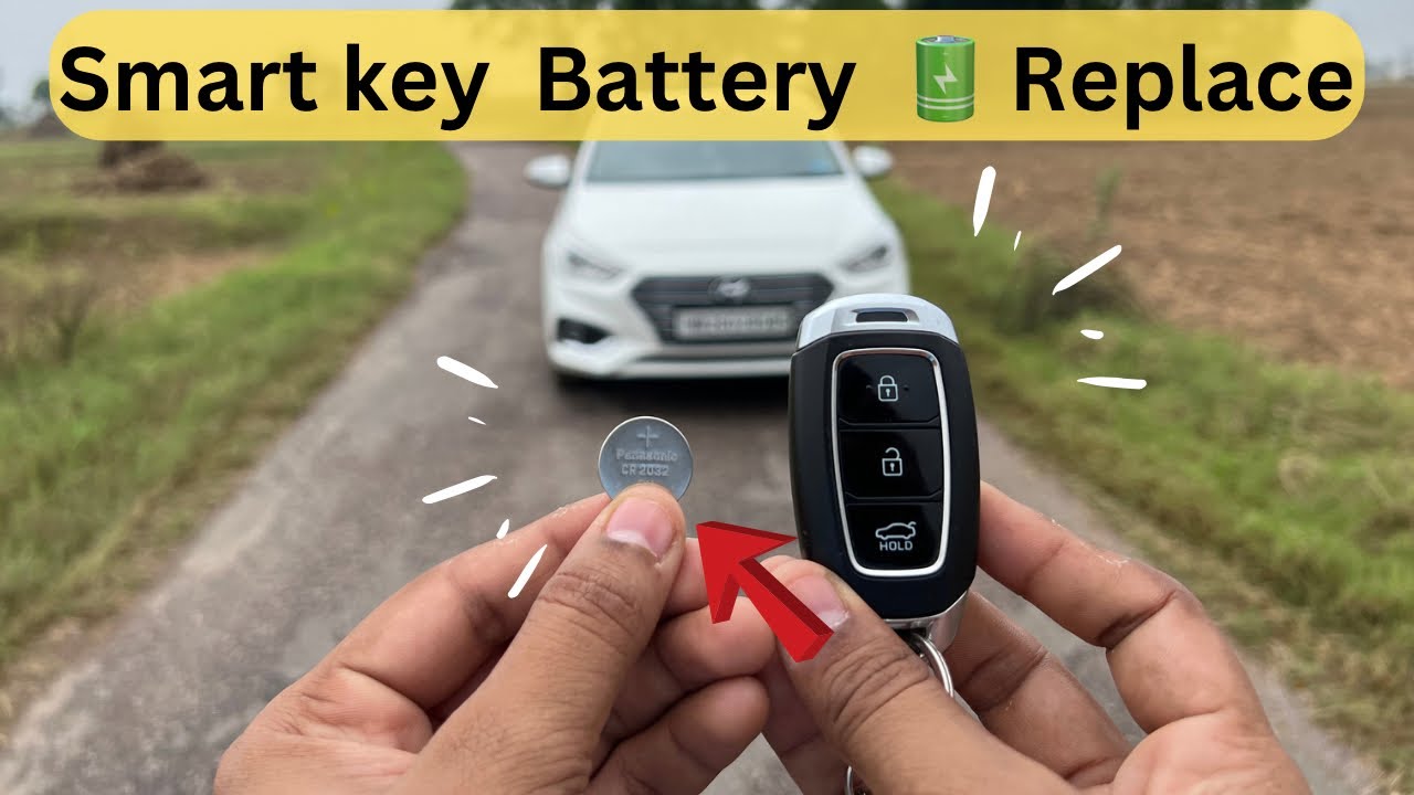 Hyundai Verna smart key battery change and Smart key test 🔥|#car #verna ...