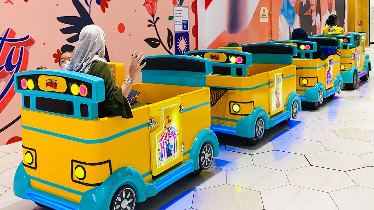 Naik Kereta Api Choo choo Train di Aeon - YouTube