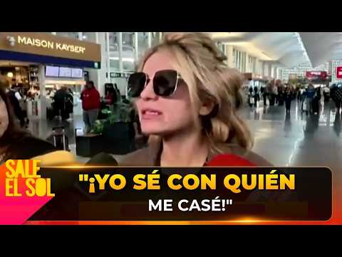 ¡Sofía Castro DEFIENDE a su ESPOSO por señalarlos como 'MATRIMONIO LAVANDA'! I Sale el Sol