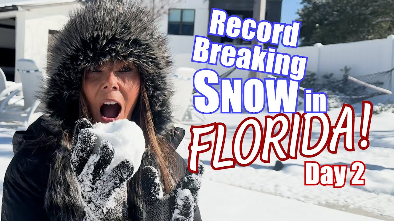 Record Breaking Snow in Florida! A once in a lifetime storm dumps 6" on ...