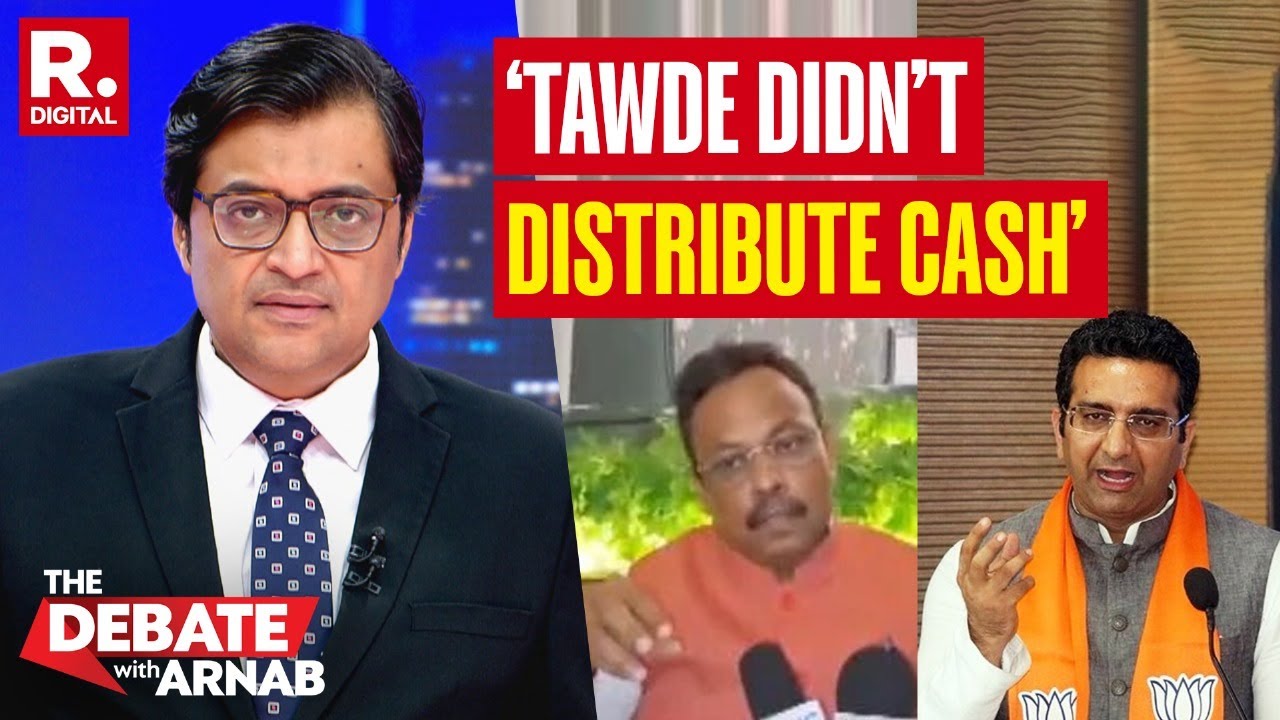 Show Single Video Where Tawde Is Seen Distributing Cash | BJP ...