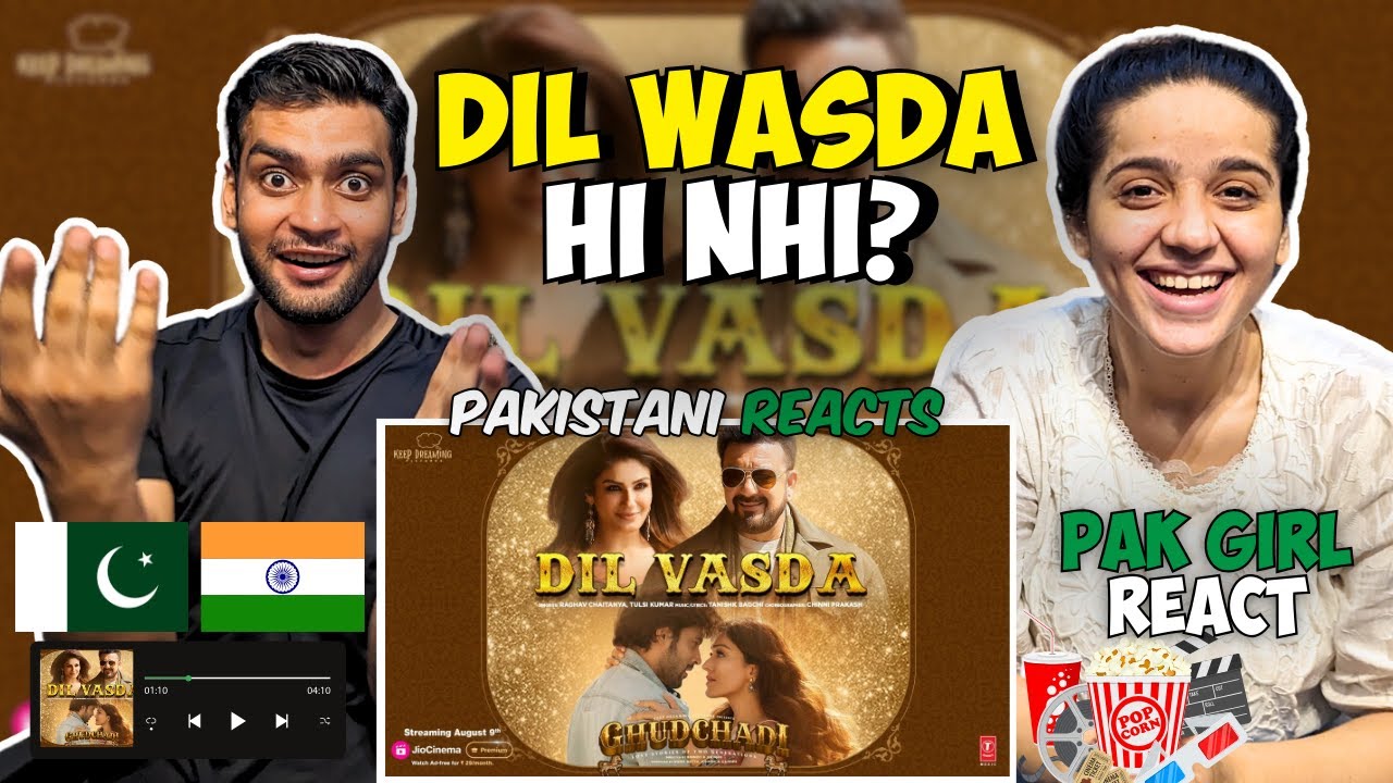 Pakistani Reaction On GHUDCHADI: Dil Vasda (Song) | Sanjay Dutt, Parth ...