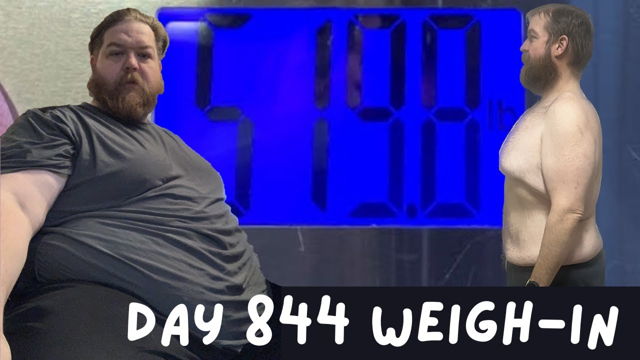 Weigh-In Update | Day 844 | 3 Year Challenge to Lose 300lbs - YouTube