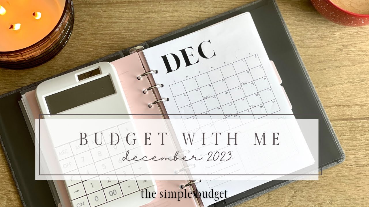 budget with me | december 2023 budget | how to set up a budget | zero ...