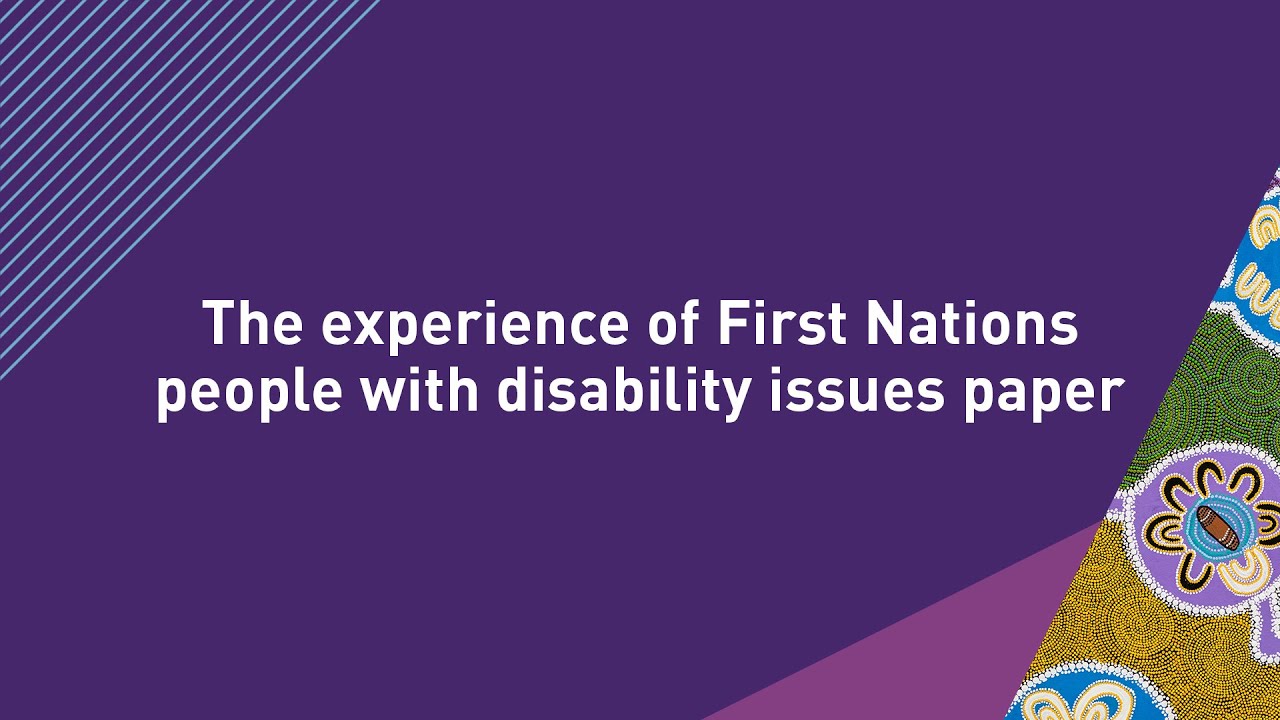 Issues paper - First Nations (Auslan) - YouTube