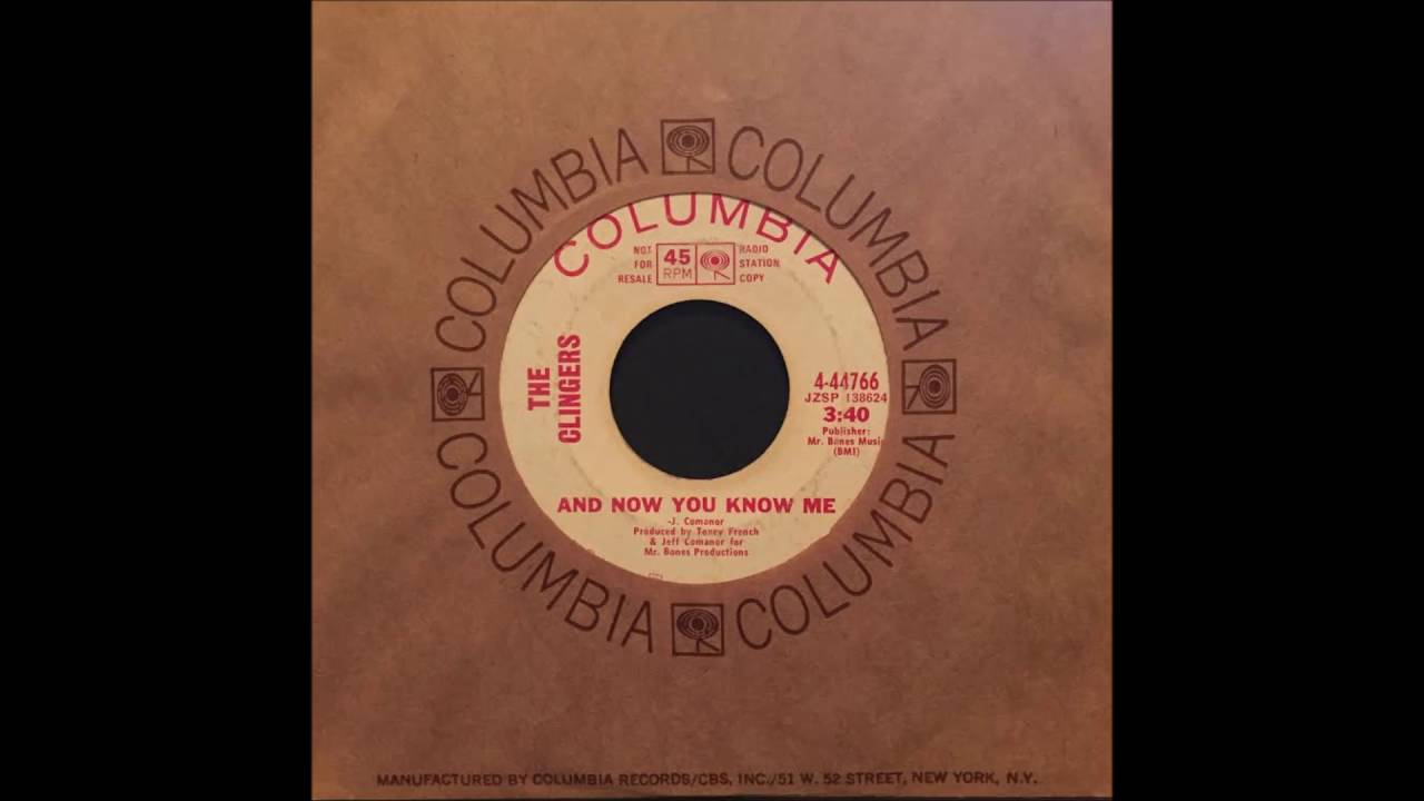 The Clingers-And Now You Know Me (Columbia 1969) - YouTube