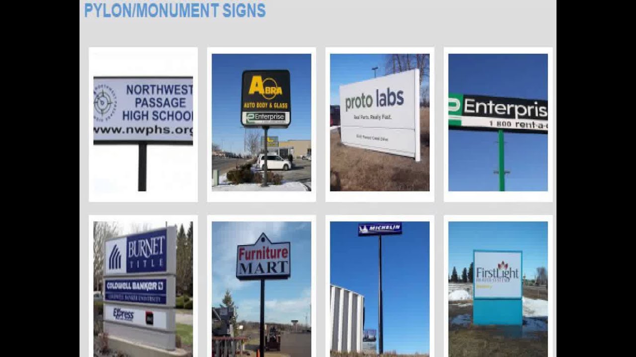 Manufacturing Pylon Signs - YouTube