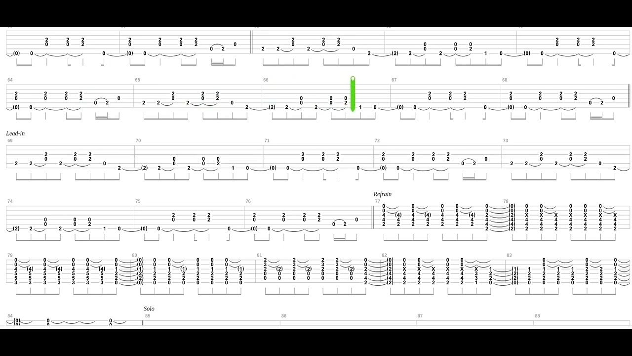Stranger Things Have Happened Tab by Foo Fighters + Guitar only ...