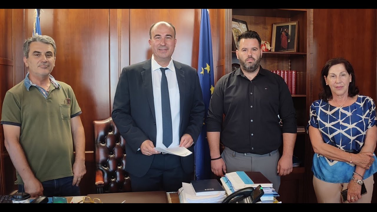 Υπογραφή σύμβασης καθαρισμού ρεμάτων - YouTube