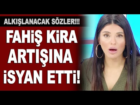 Bircan Bali isyan etti! Fahiş kira artışı şikayet için harekete geçiyoruz...!!!