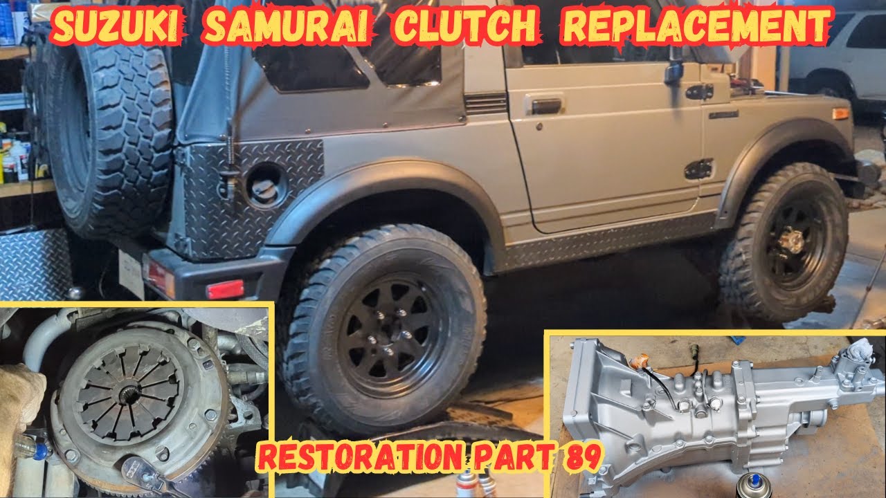 Suzuki Samurai Clutch Replacement: Restoration Part 89, Step By Step ...