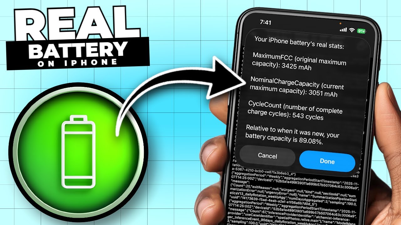 How To Check REAL Battery HEALTH On iPhone - YouTube