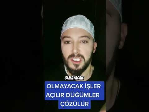 OLMAYACAK İŞLERİNİZ AÇILIR ALLAHU TEALA'NIN İZNİYLE #tezcan #tezcantüysüz #dua #islam