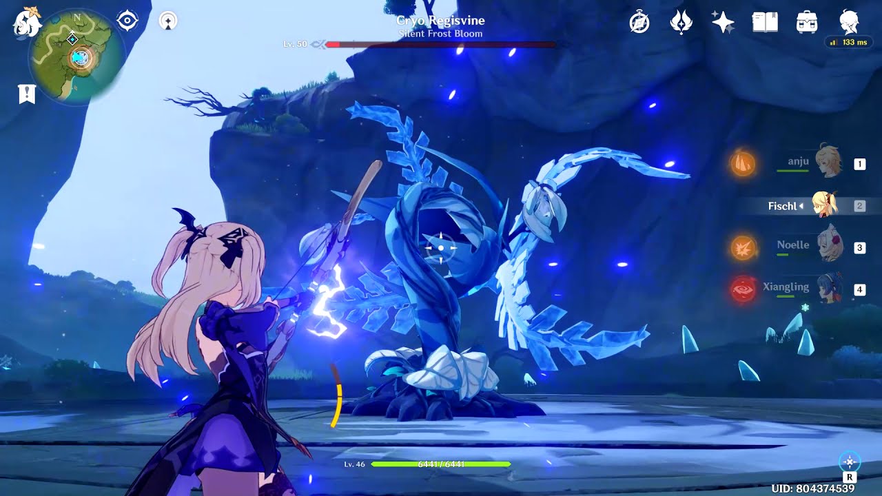 Fighting Boss Cyro Regisvine Lv 50, Solo - Genshin Impact [PC] - YouTube
