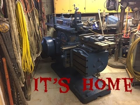 Bringing home the Cincinnati Shaper - YouTube