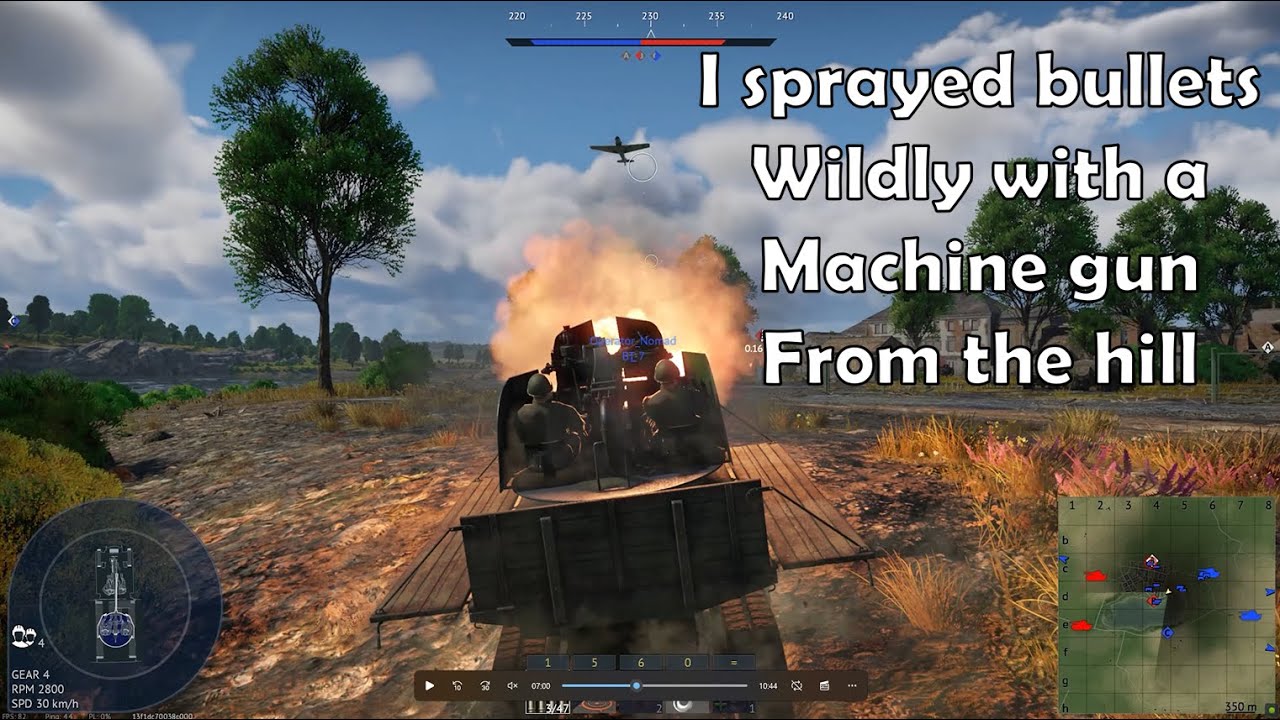 I unleashed a hail of bullets from the hill! - Average person's Class ...