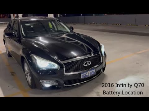 2016 Infiniti Q70 Battery Location - YouTube