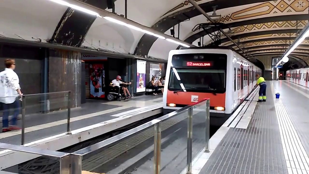 FGC - S/112 Linea S2 Sabadell - Barcelona fin de Trayecto (estación ...