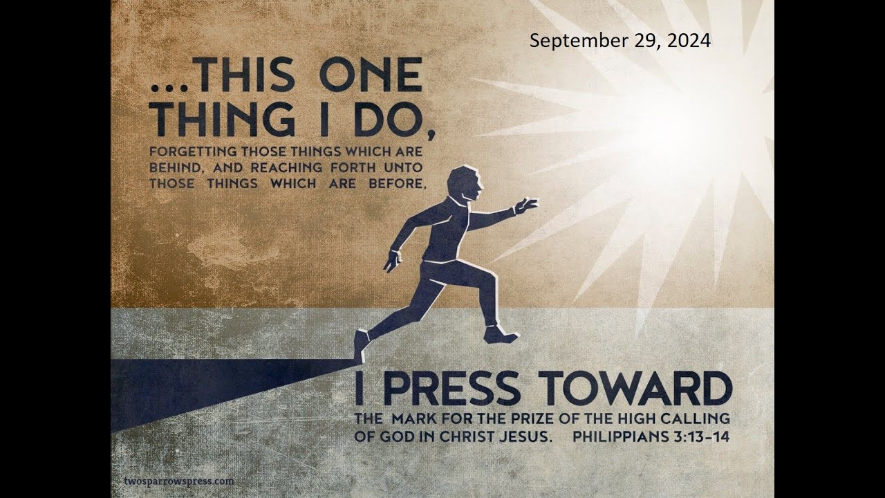" Salvation: One Thing I Do " Pastor Mark Wooten 9/29/2024 - YouTube