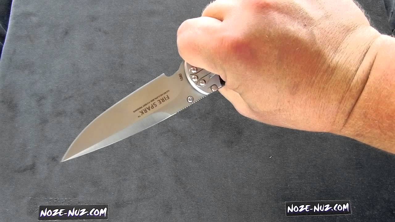 CR1050 CRKT Fire Spark Satin - YouTube