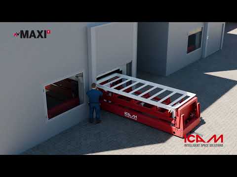 MAXI T Otomatik Kule Tipi Depolama Sistemi, Paneller ve Sac Levhalar için, Çekmece 3.000 kg'a Kadar
