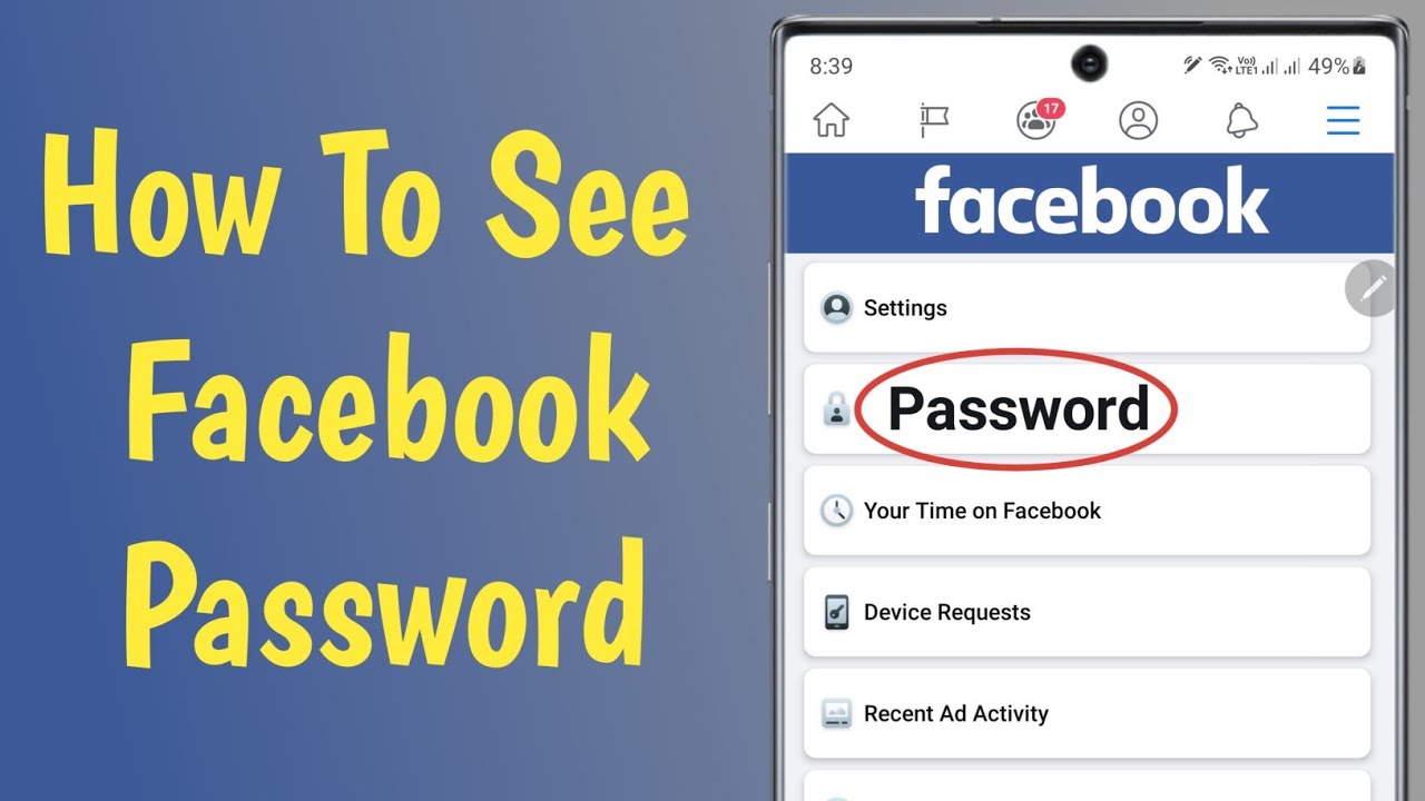 How To See The Facebook Password Saved on Android - YouTube