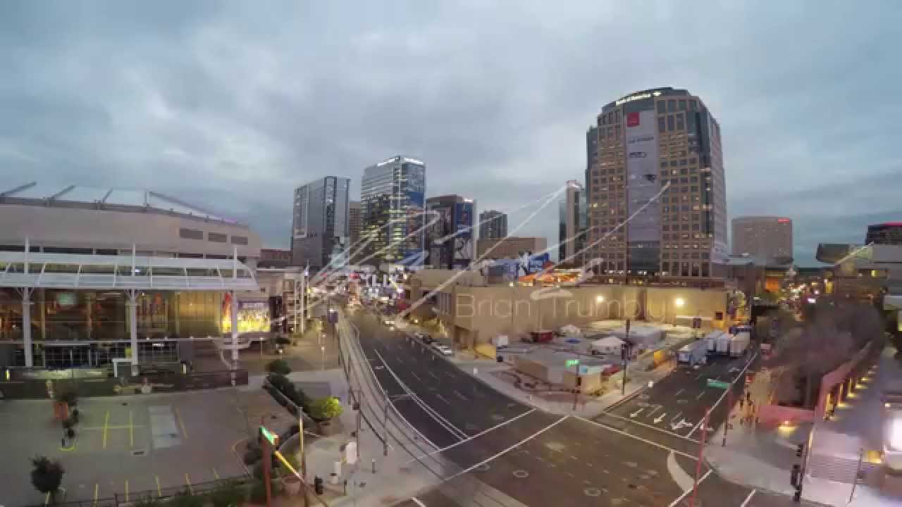 Downtown Phoenix Arizona Time-Lapse Superbowl XLIX - YouTube