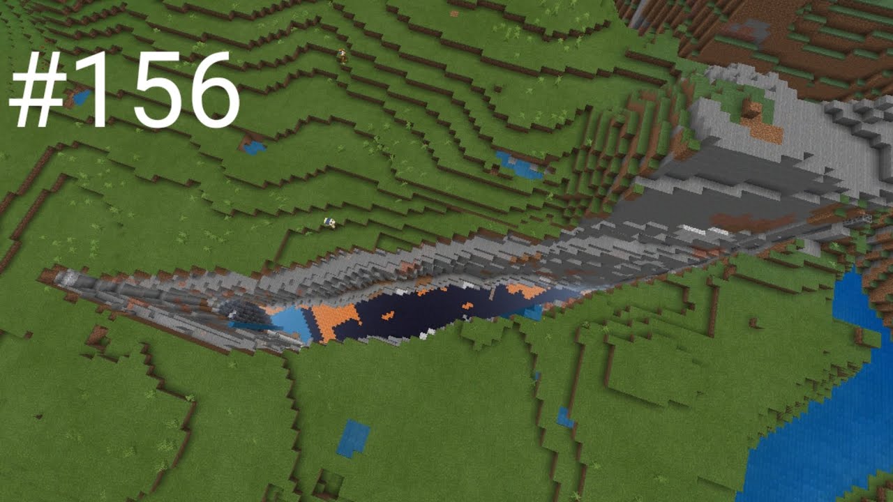 A massive ravine - Survival minecraft episode 156 - YouTube