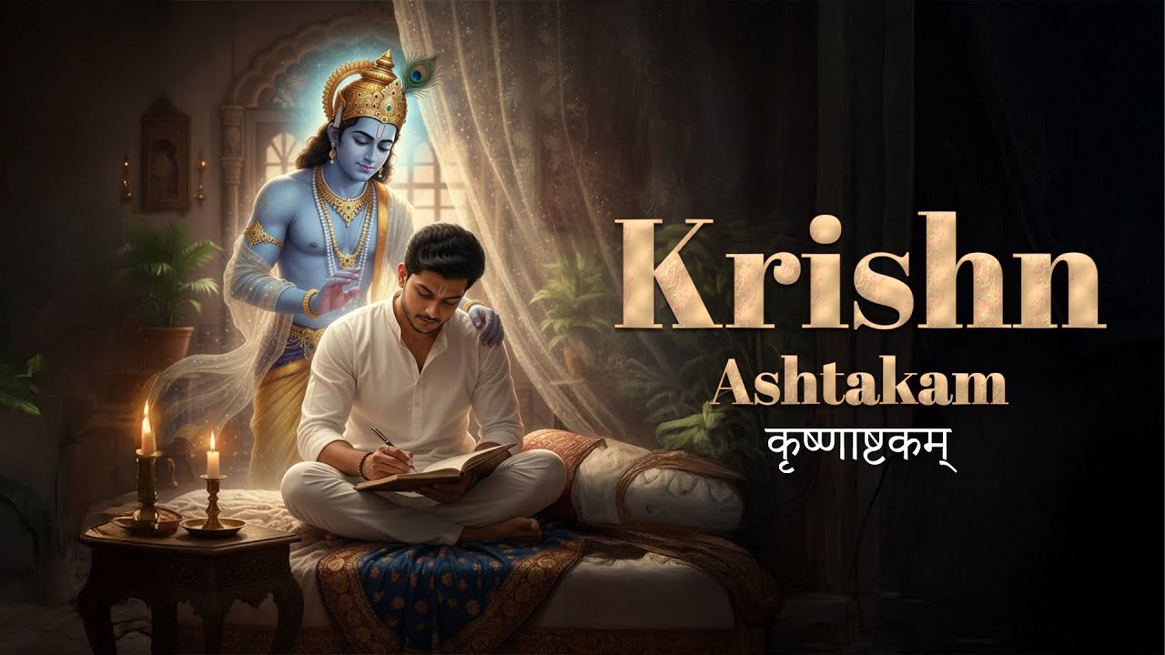 Krishnashtakam - Bhaje Vrajaika Mandanam | Shri Krishna Ashtakam ...
