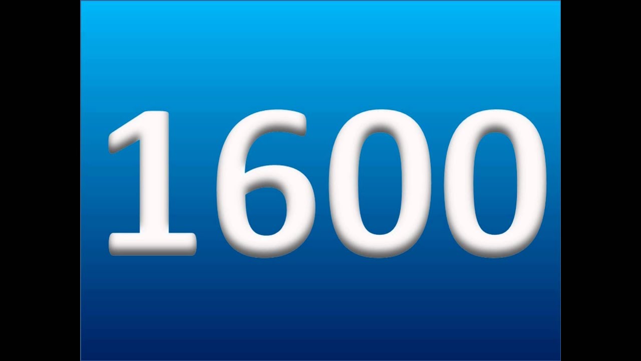 Counting by 200 to 2000 - YouTube