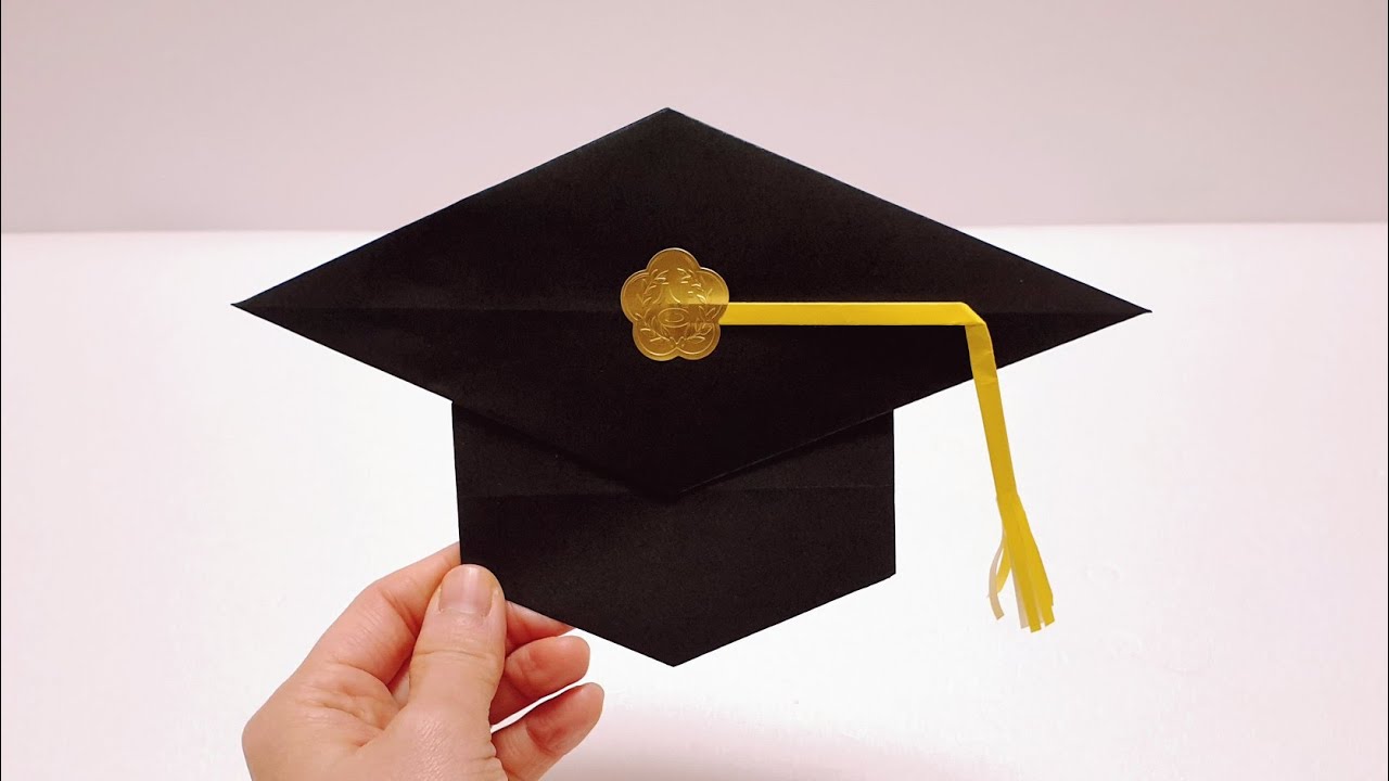 미술놀이》쉽고간단 '학사모 종이접기'🎓 Origami graduation cap. - YouTube